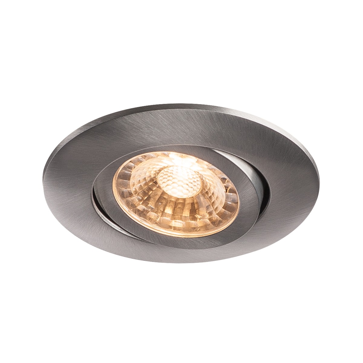 Spot LED RT2012 alu brossé 6,2W 3000K - Spots avec LED intégrée et ...